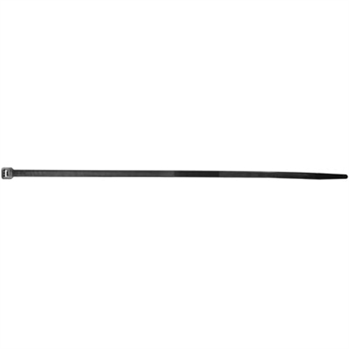 AUVECO 15199 Self Clamping Cable Tie, 11 in L x 3/16 in W, 50 lb Load ...