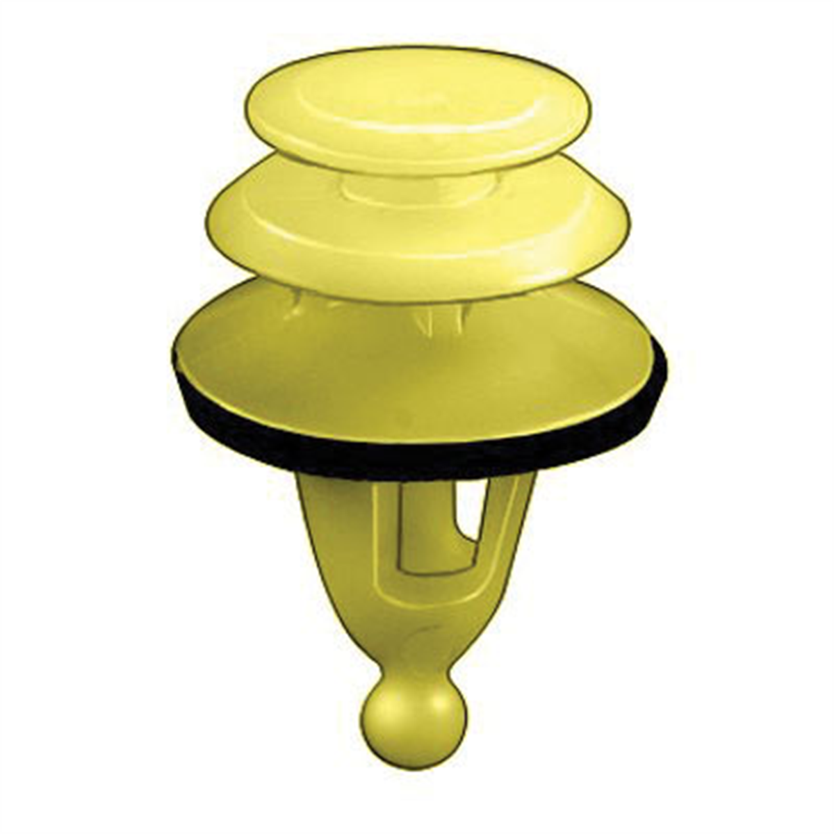 AUVECO AP18930 Triple Head Trim Panel Retainer, (13 mm Dia Top x 18 mm ...