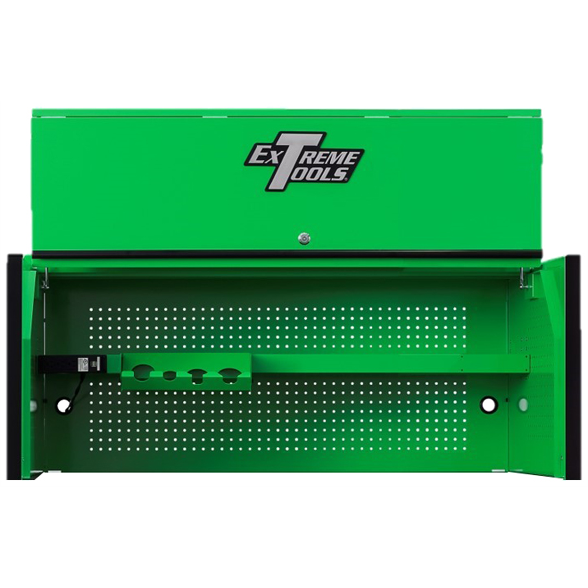 Extreme Tools DX Series 55in W x 25in D Extreme Power Workstation Hutch ...