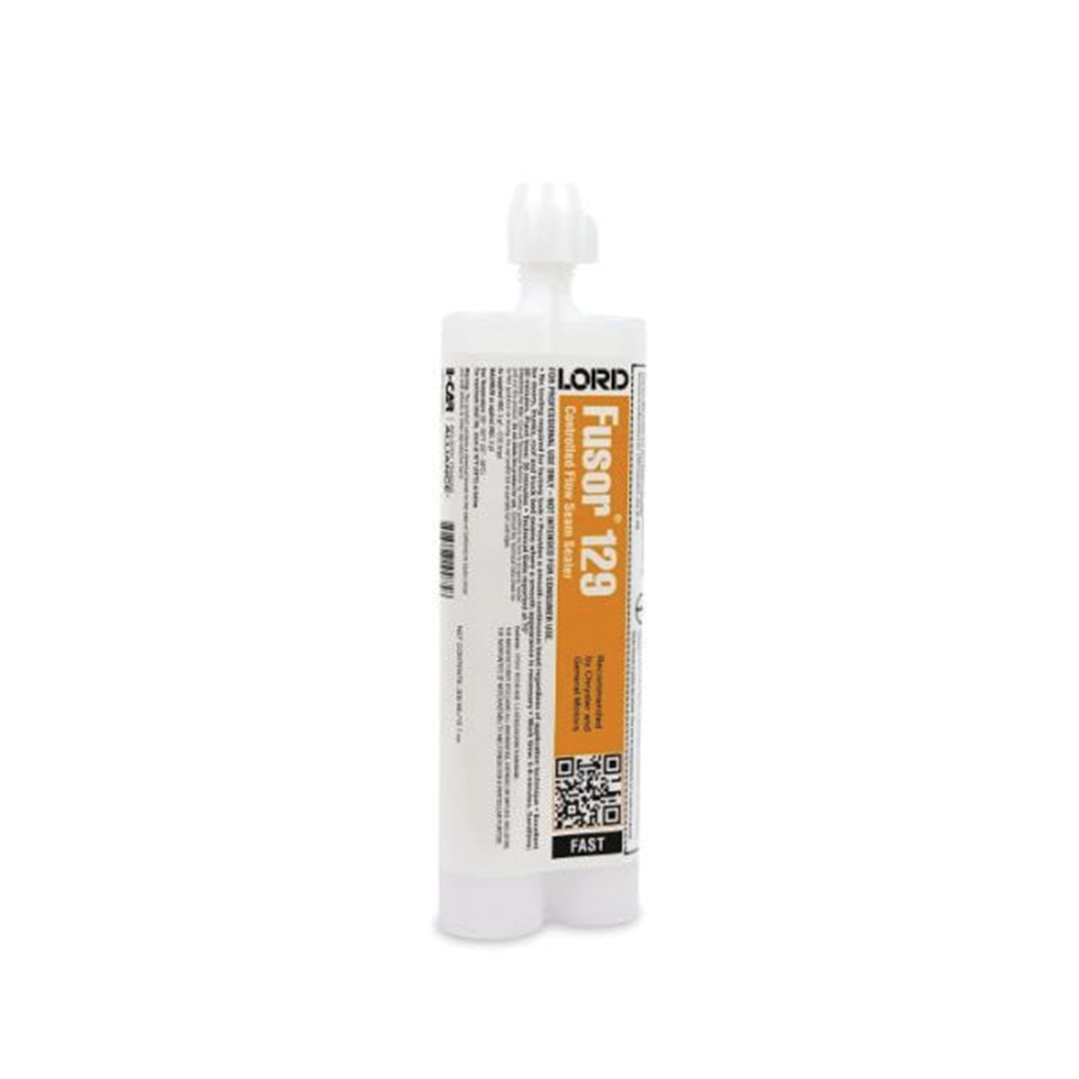 Fusor 129 2-Part Fast Controlled Flow Seam Sealer, 7.1 oz Cartridge, Paste, Tan, 1 hr Curing