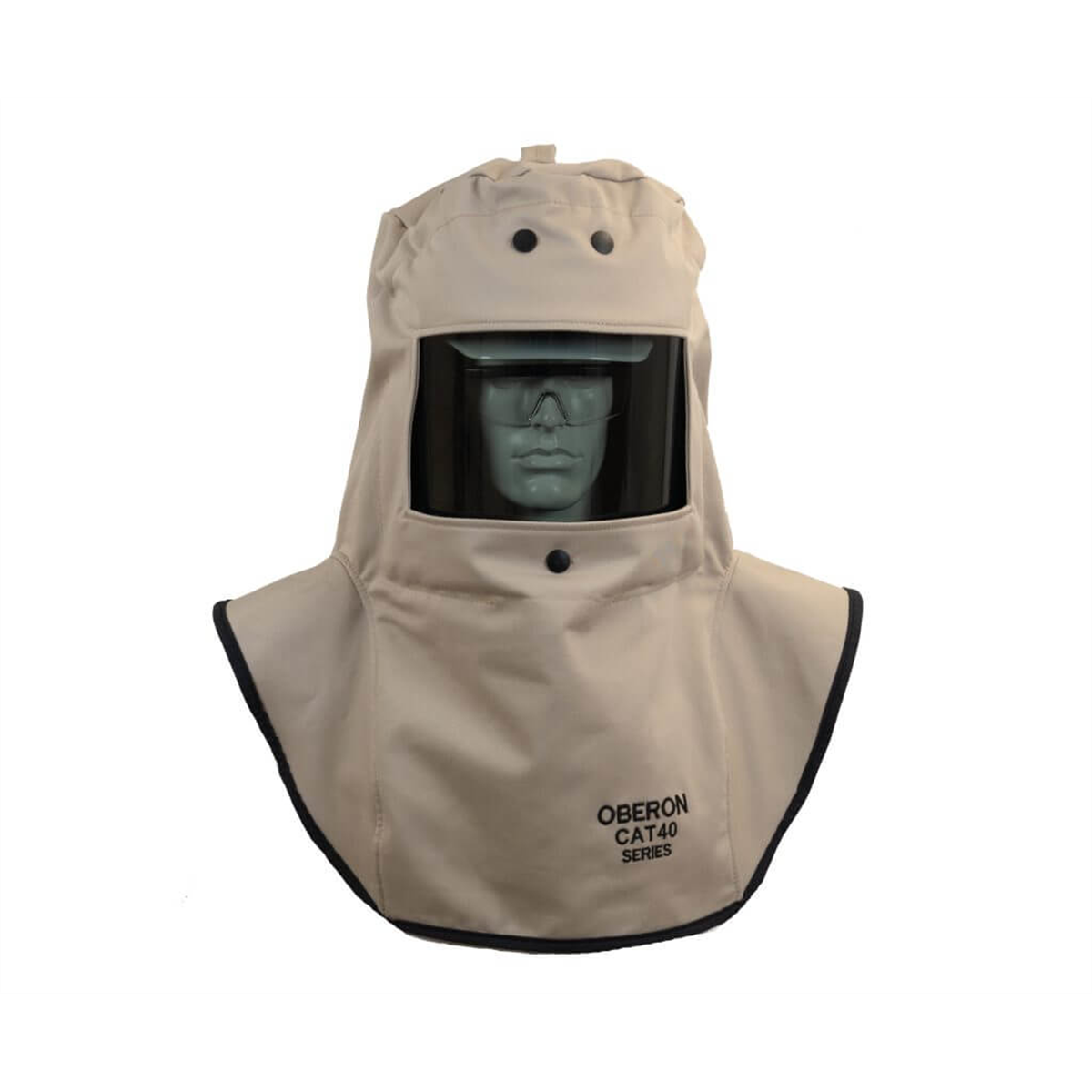 Oberon Hood with Hard Cap - Arc Flash - 40 Cal CAT™ - Color: Khaki ...