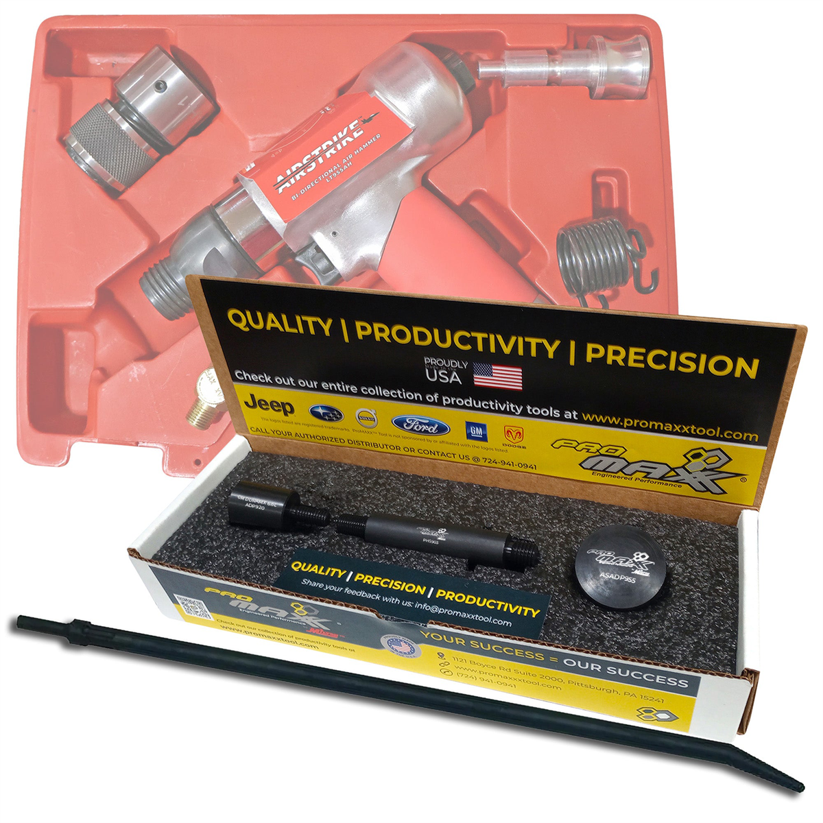 ProMaxx PowerPull Air Hammer Powered Fuel Injector Puller GM Duramax 6 ...